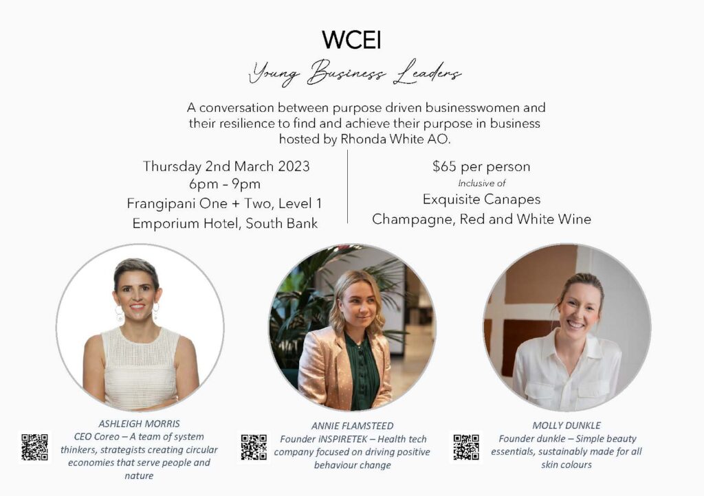 WCEI QLD - Young Business Leaders Event - Women Chiefs of Enterprises ...